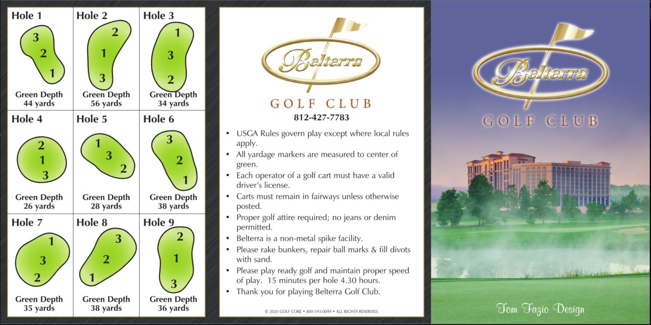 Scorecard - Belterra Golf Club