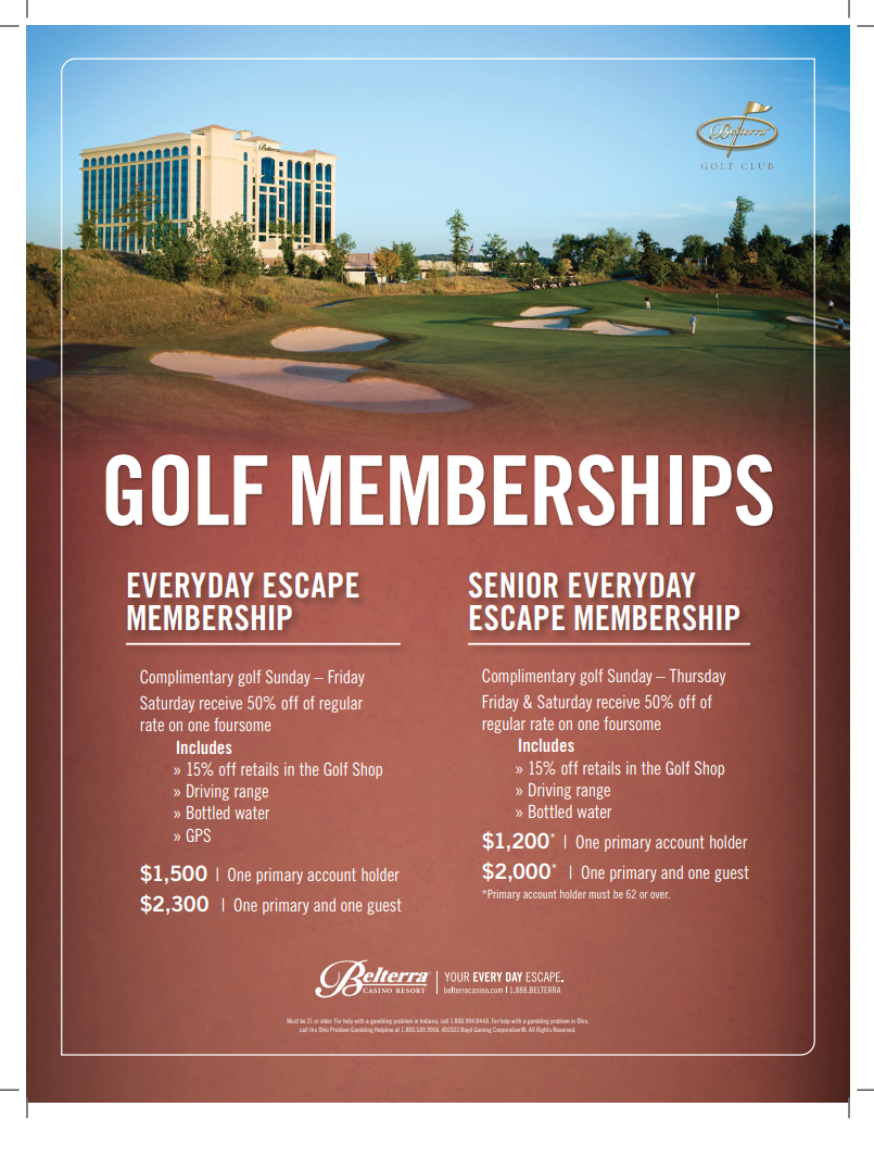 Passes & Memberships - Belterra Golf Club